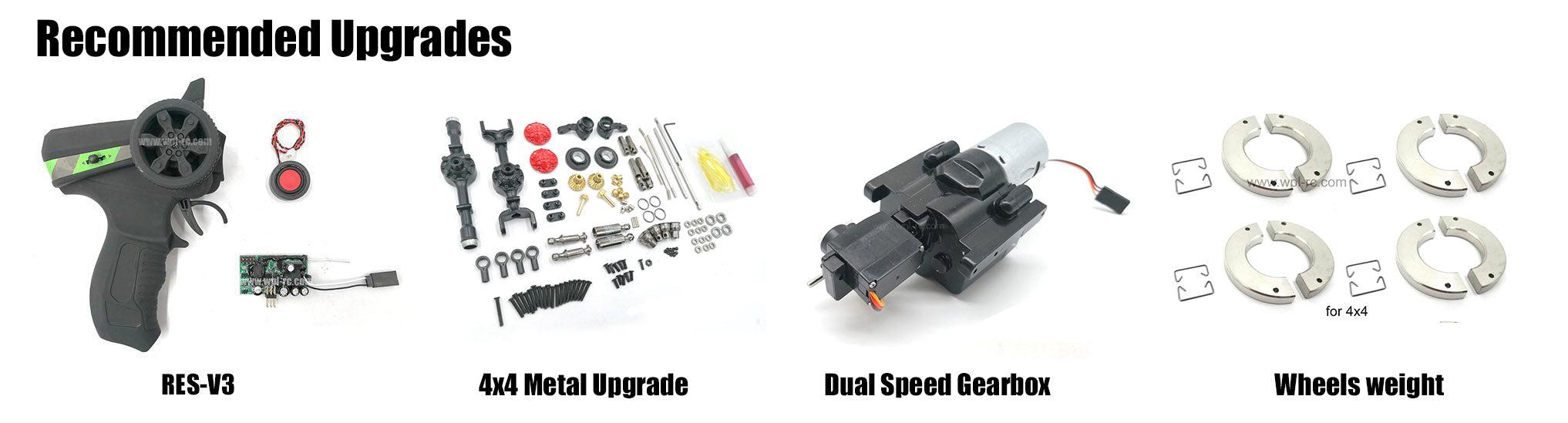 Upgrades for 4x4 – WPL RC Official Store