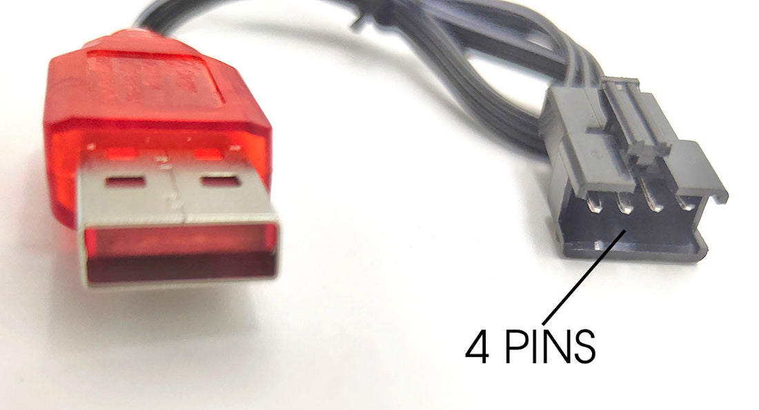 2S 7.4V USB Battery Charger - 4 Pins Version – WPL RC Official Store